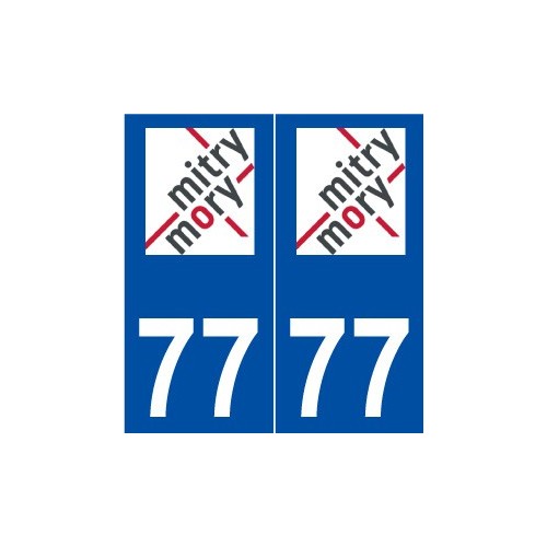 77 Mitry-Mory logo autocollant plaque stickers ville | eBay