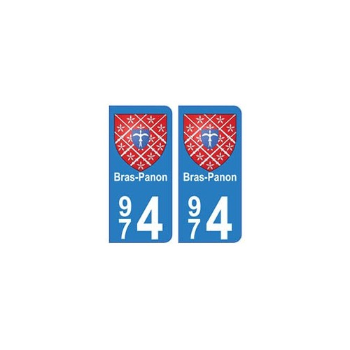 974 Bras-Panon autocollant plaque | eBay