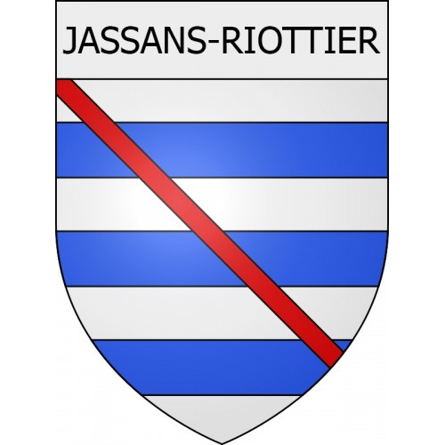 Jassans-Riottier 01 ville Stickers blason autocollant adhésif | eBay