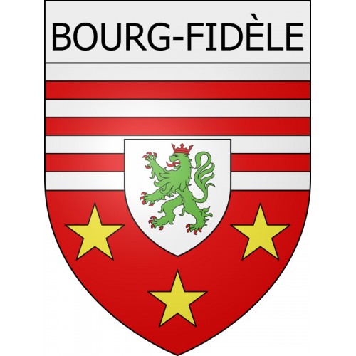 Bourg-Fidèle 08 ville Stickers blason autocollant adhésif | eBay