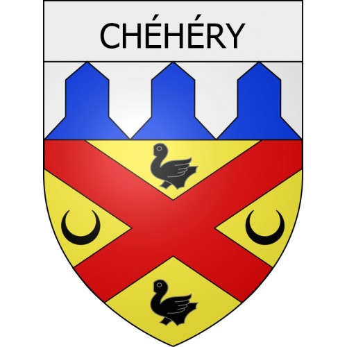 Chéhéry 08 ville Stickers blason autocollant adhésif | eBay