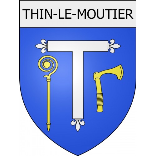 Thin-le-Moutier 08 ville Stickers blason autocollant adhésif | eBay
