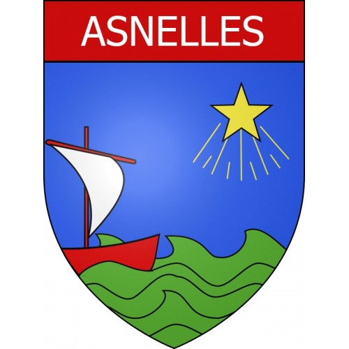 Asnelles 14 ville Stickers blason autocollant adhésif | eBay