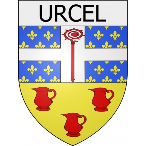 Urcel 02 ville Stickers blason autocollant adhésif
