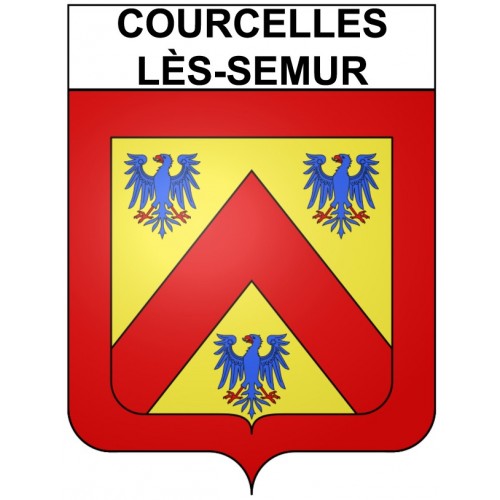 Courcelles-lès-Semur 21 ville Stickers blason autocollant adhésif | eBay