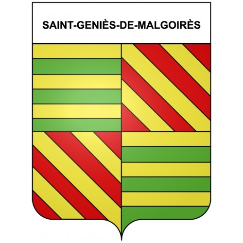 Saint-Geniès-de-Malgoirès 30 ville Stickers blason autocollant adhésif ...
