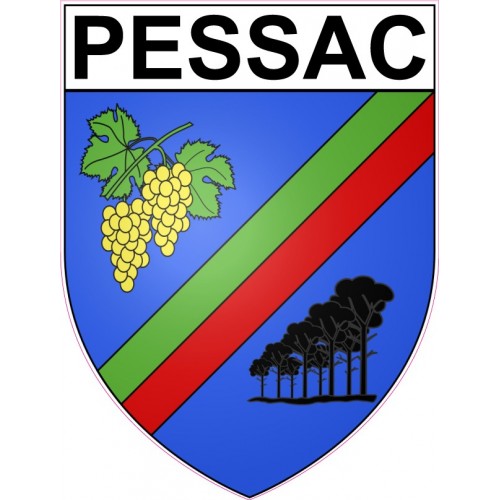 Pessac 33 ville Stickers blason autocollant adhésif | eBay