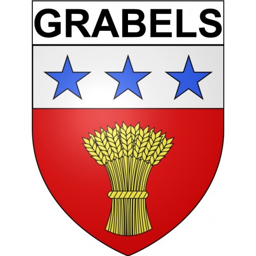 Grabels 34 ville Stickers blason autocollant adhésif | eBay