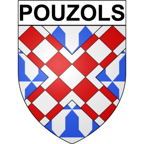 Pouzols 34 ville Stickers blason autocollant adhésif | eBay
