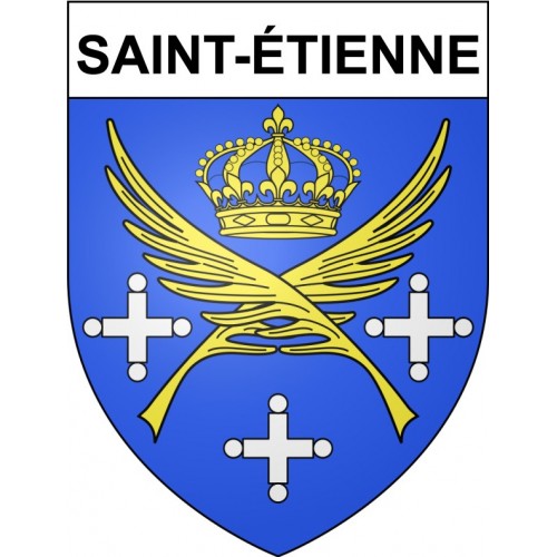 Saint-étienne 42 ville Stickers blason autocollant adhésif | eBay