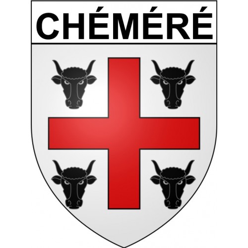 Chéméré 44 ville Stickers blason autocollant adhésif | eBay