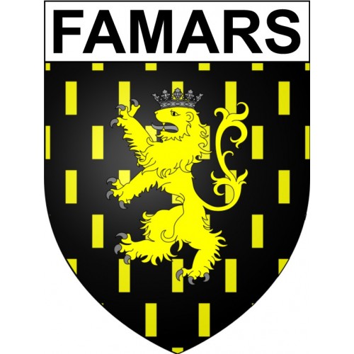 Famars 59 ville Stickers blason autocollant adhésif | eBay