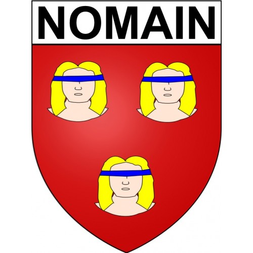 Nomain 59 ville Stickers blason autocollant adhésif | eBay