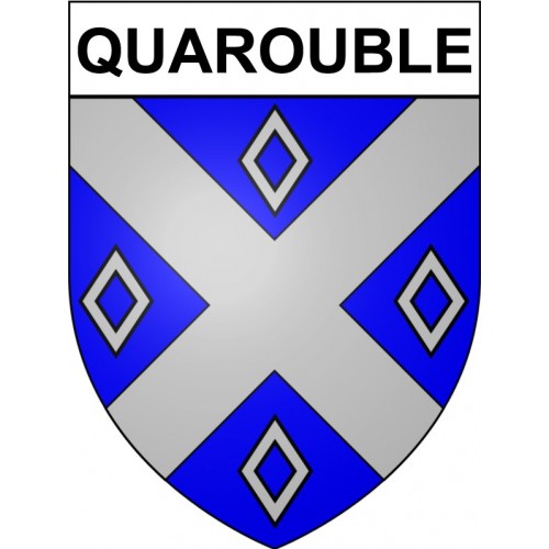 Quarouble 59 ville Stickers blason autocollant adhésif | eBay