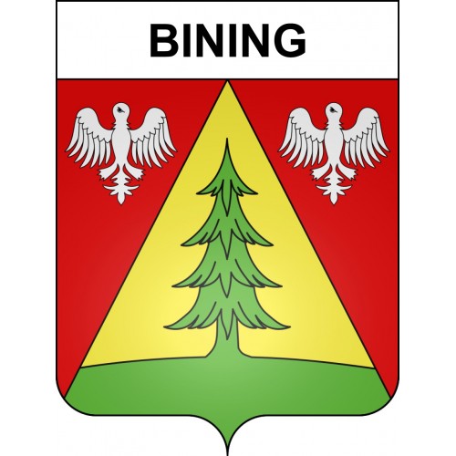 Bining 57 ville sticker blason écusson autocollant adhésif | eBay