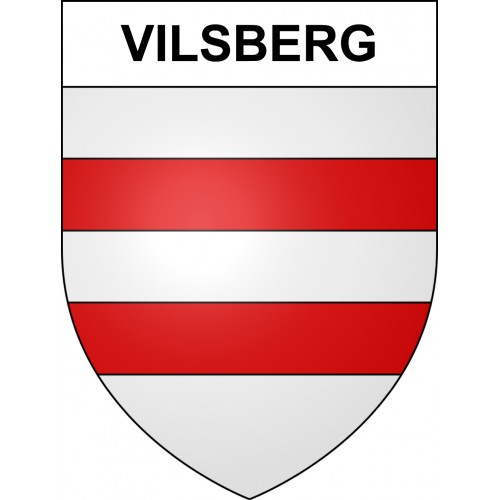 Vilsberg 57 ville Stickers blason autocollant adhésif sticker écusson