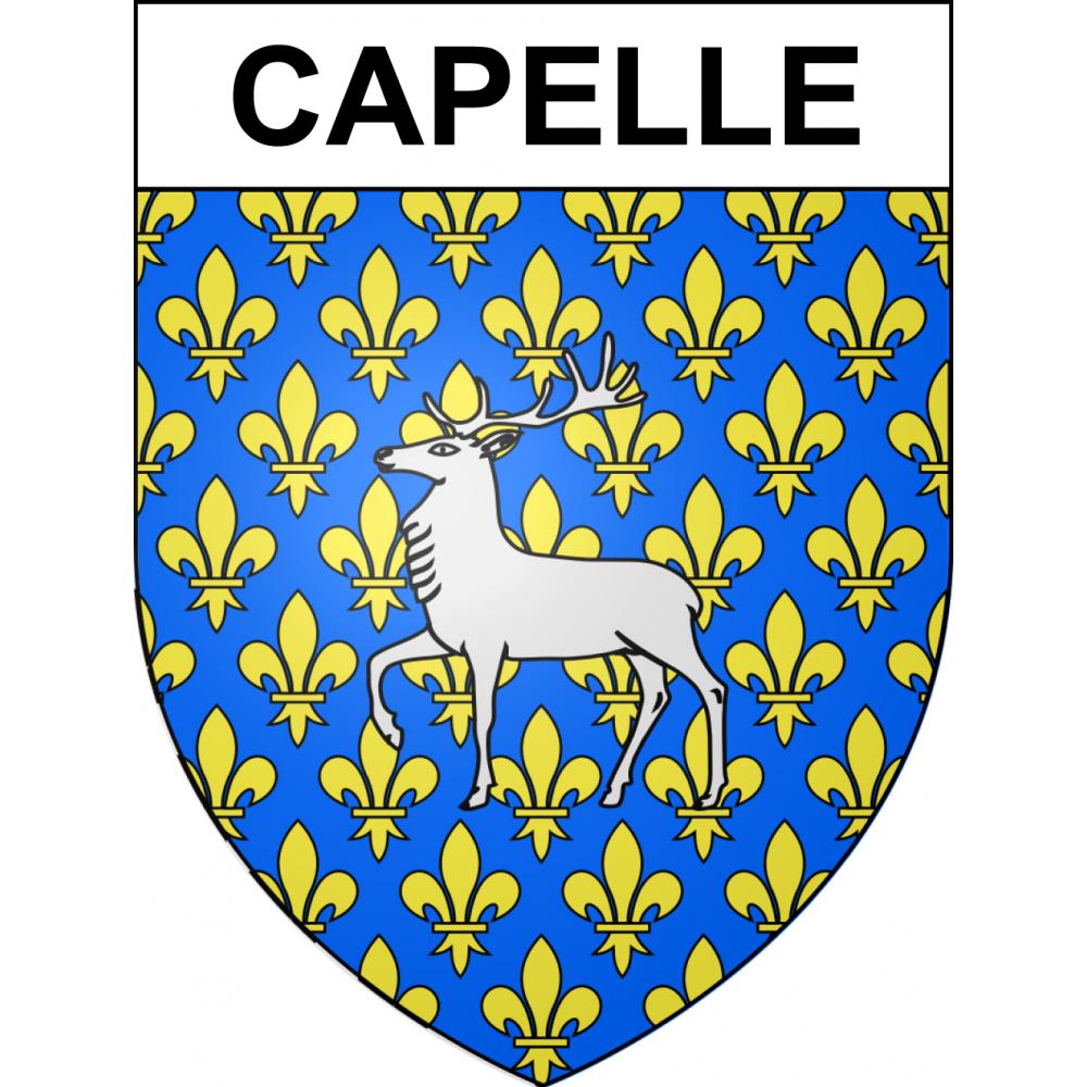 Capelle 59 ville sticker blason écusson autocollant adhésif | eBay