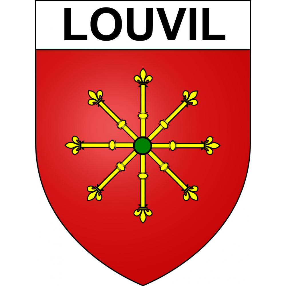 Louvil 59 ville sticker blason écusson autocollant adhésif | eBay