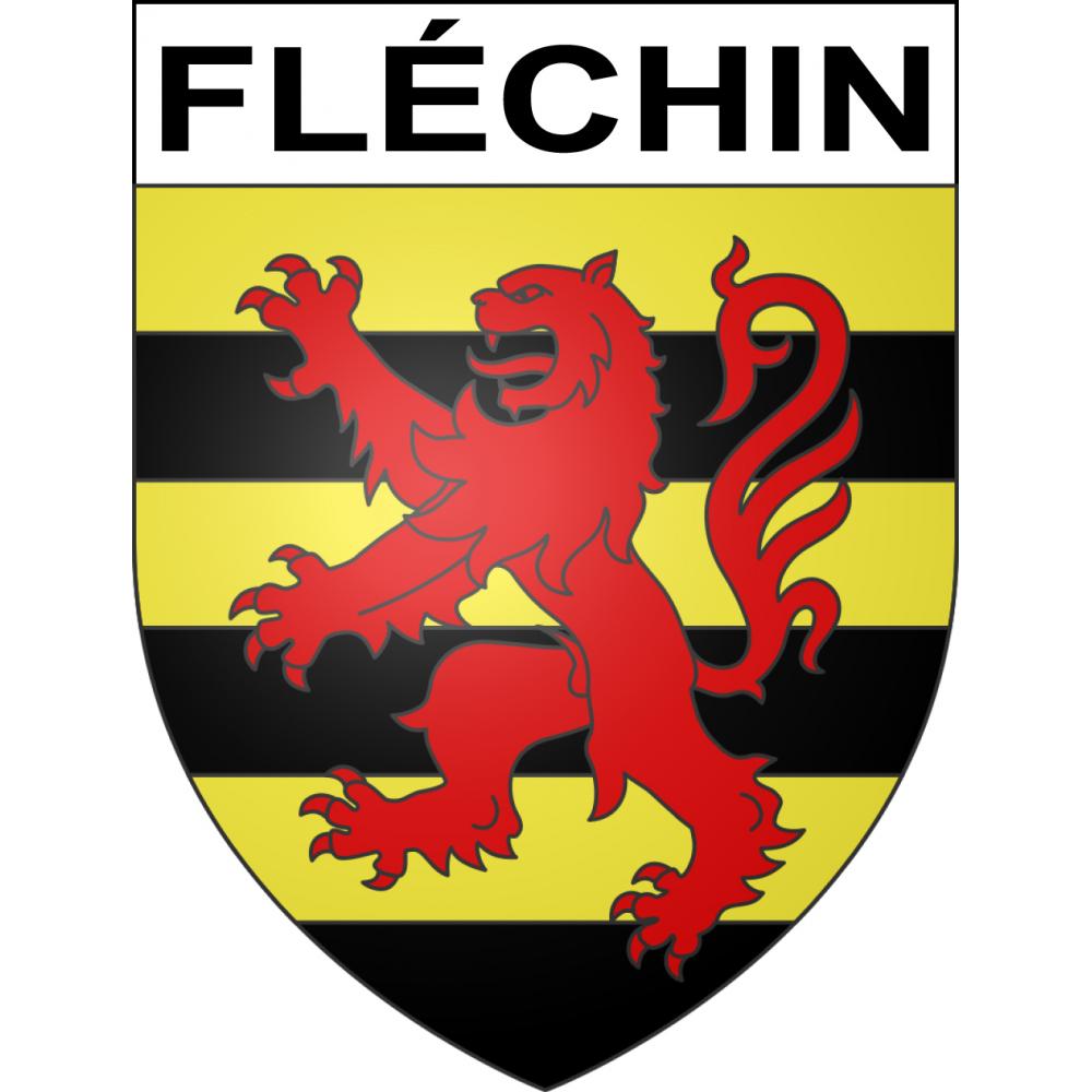 Fléchin 62 ville Stickers blason autocollant adhésif sticker écusson
