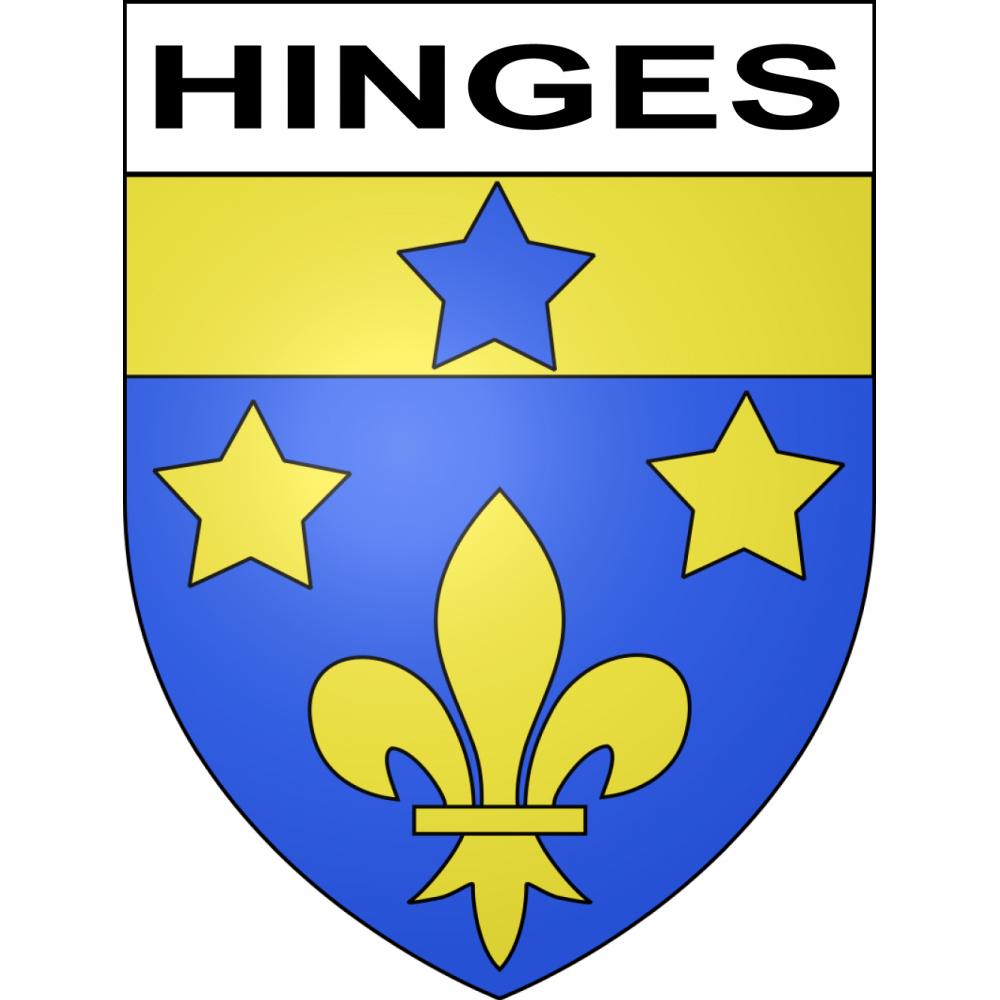 Hinges 62 ville sticker blason écusson autocollant adhésif | eBay