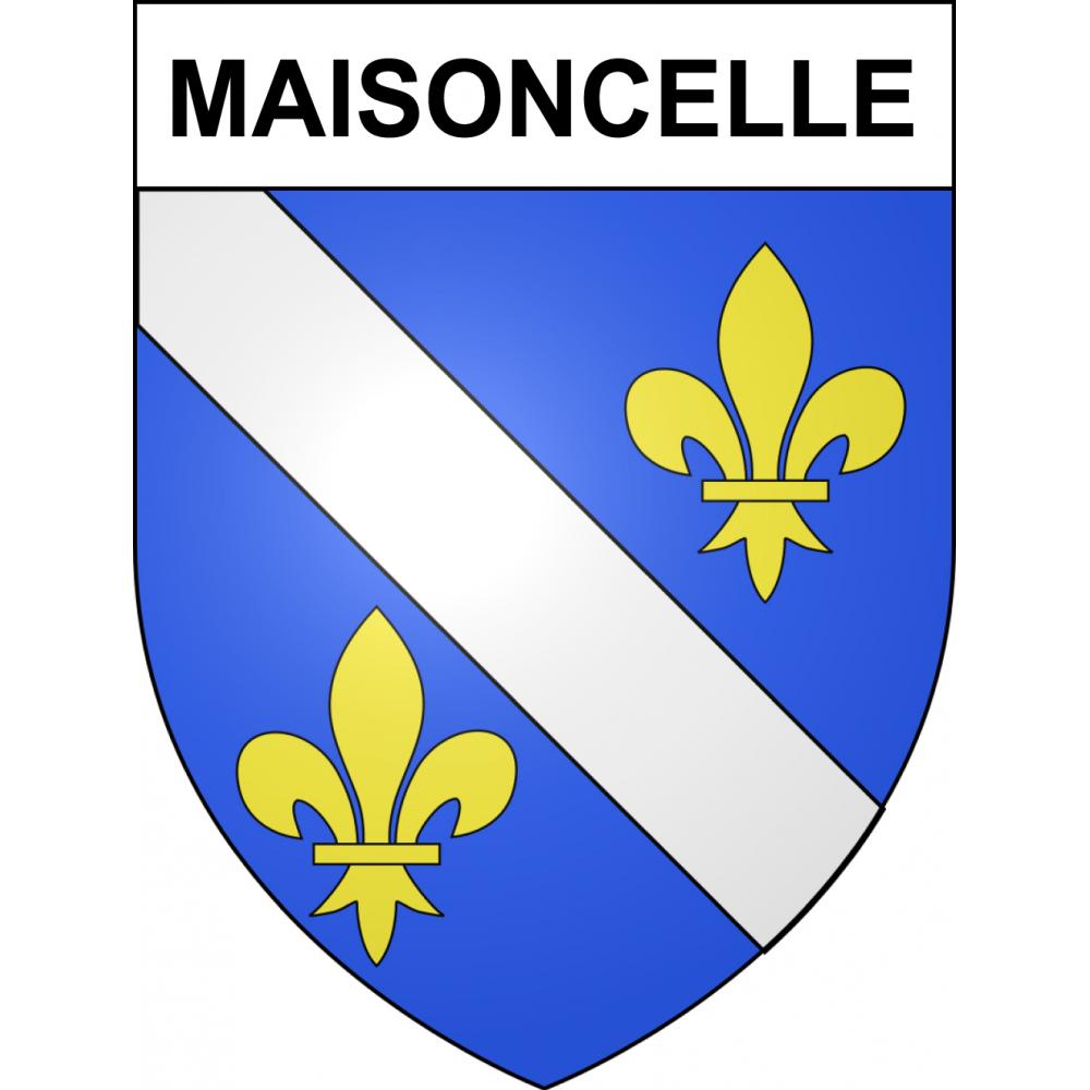 Maisoncelle 62 ville Stickers blason autocollant adhésif sticker écusson