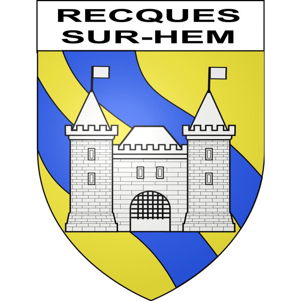 Recques-sur-Hem 62 ville sticker blason écusson autocollant adhésif | eBay