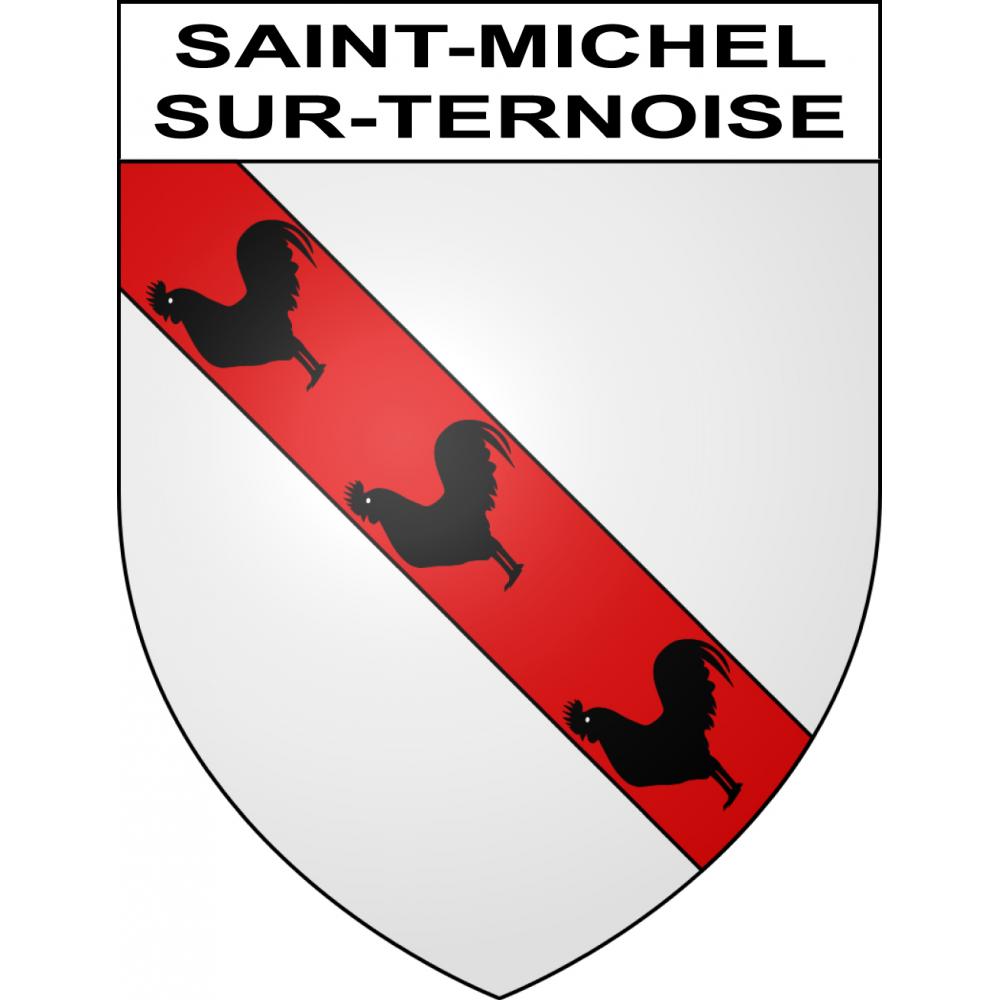 Saint-Michel-sur-Ternoise 62 ville sticker blason écusson autocollant ...