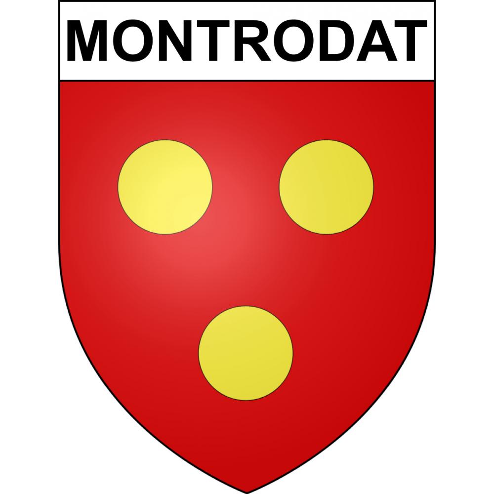 Montrodat 48 ville sticker blason écusson autocollant adhésif | eBay