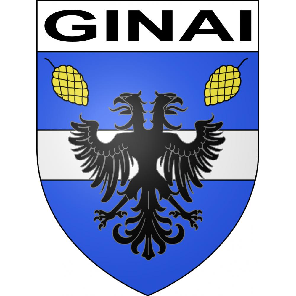 Ginai 61 ville Stickers blason autocollant adhésif sticker écusson