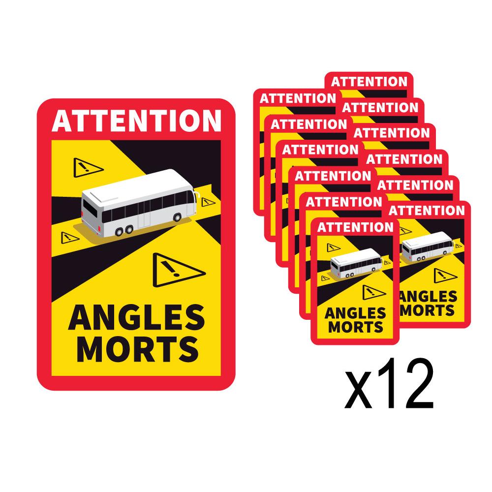 Angle mort sticker modèle Camion OU Bus choix du lot autocollant angle ...