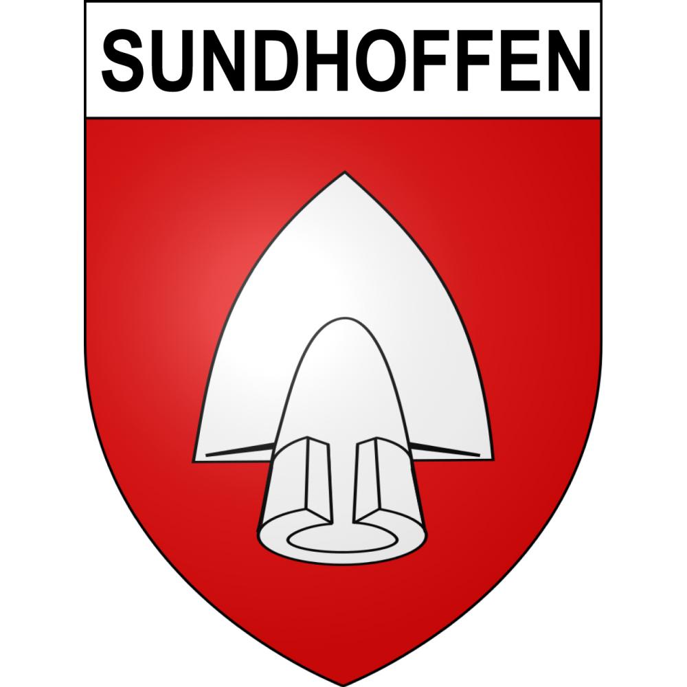 Sundhoffen 68 ville sticker blason écusson autocollant adhésif | eBay