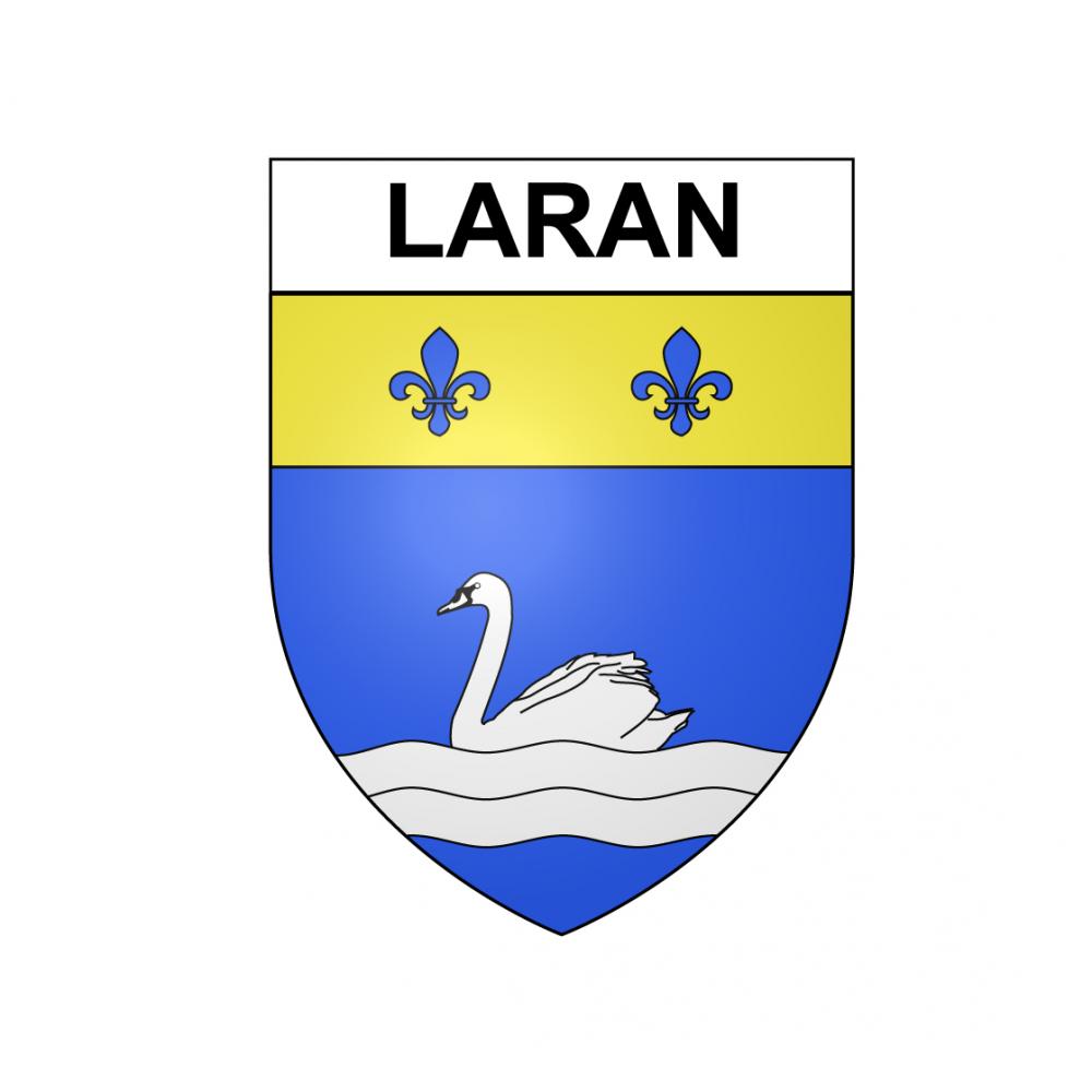 Laran 65 ville Stickers blason autocollant adhésif sticker écusson