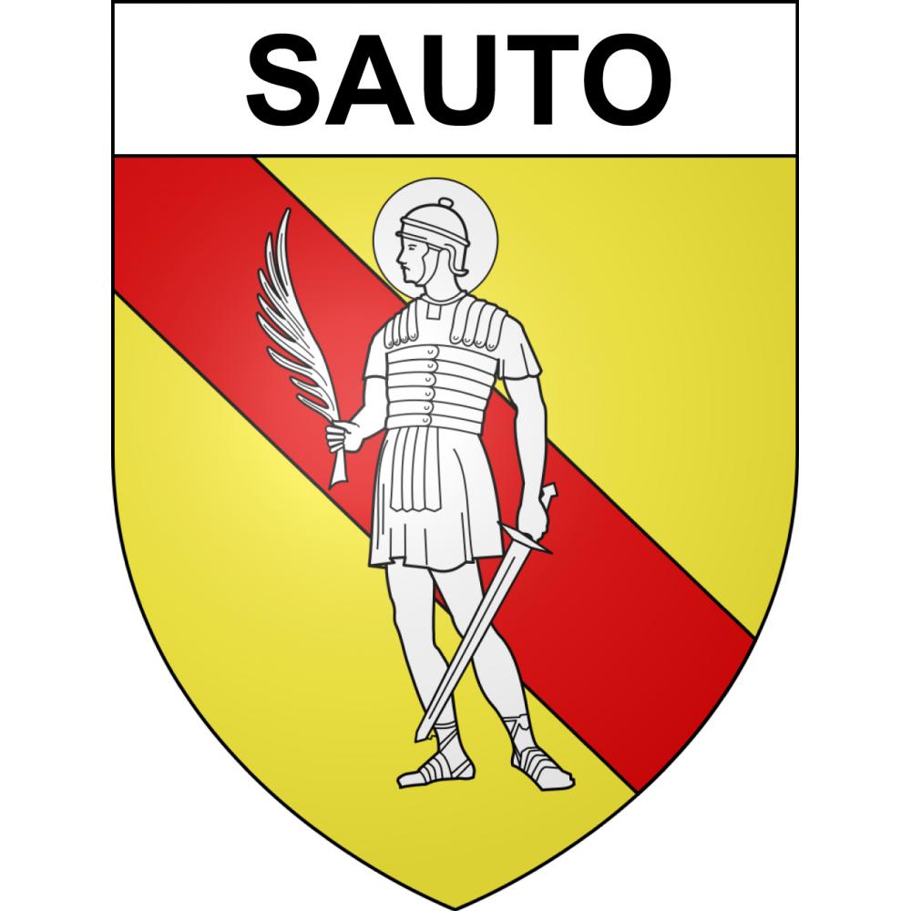 Sauto 66 ville sticker blason écusson autocollant adhésif | eBay